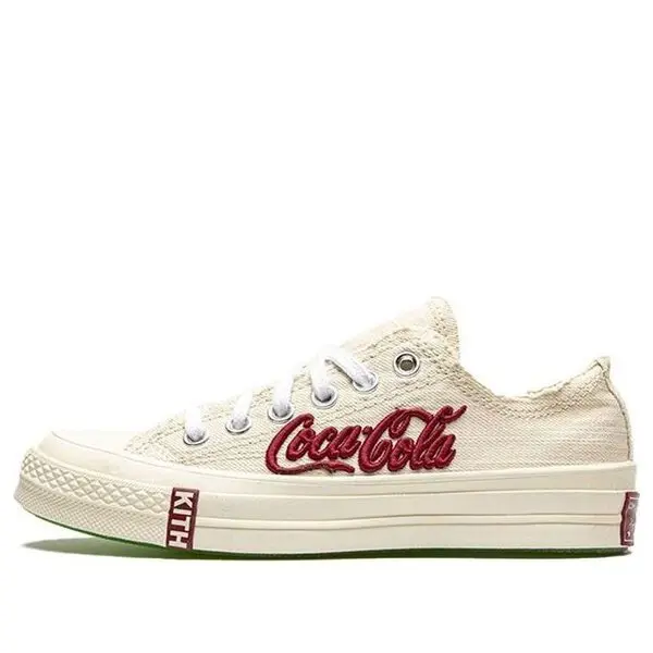 CONVERSE Kith X Coca-cola X Chuck 70 Low 'parchment - White/wine Red