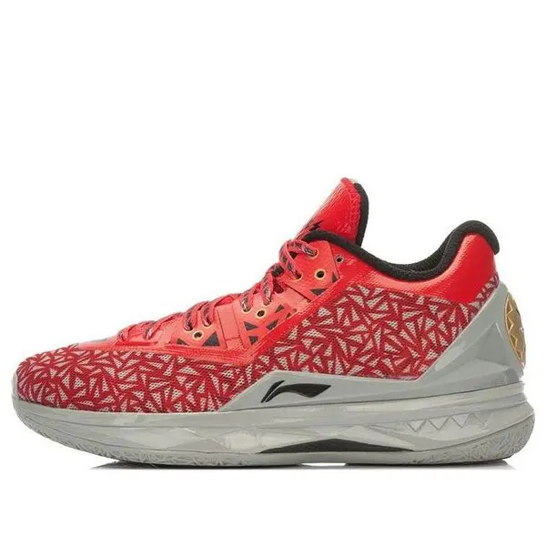LI-NING Way Of Wade 4 'lucky 13' Athletic Sneakers - Red/black/cold Grey