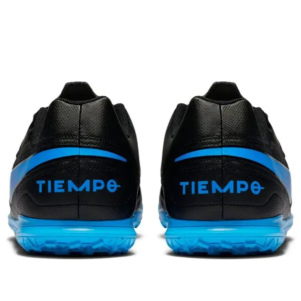 Nike Tiempo Legend 8 Club Turf Soccer Shoes - Black/blue