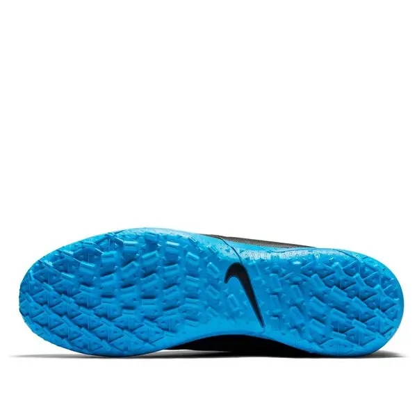 Nike Tiempo Legend 8 Club Turf Soccer Shoes - Black/blue