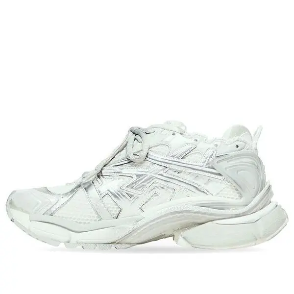 Balenciaga Runner Sneakers - White/grey/silver