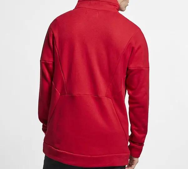 JORDAN Air Half-zip Athleisure Pullover - Red