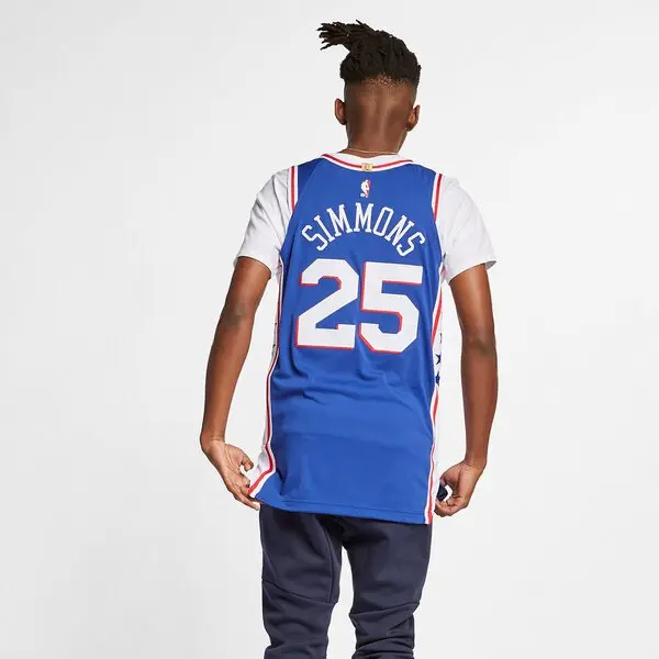Nike X Nba Philadelphia 76ers "ben Simmons 25" Jersey
