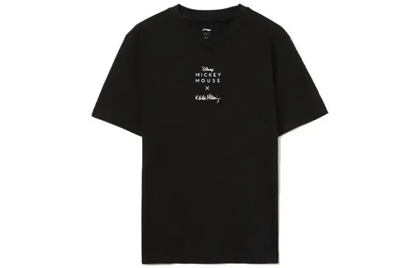 LI-NING X Disney Crossover Mickey X Keith Haring Series Tee 'black