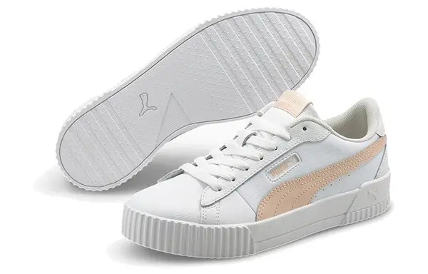PUMA Carina Crew Sneakers - White/orange