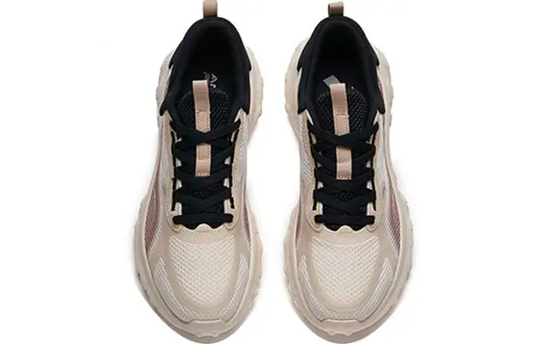 ANTA Running Series Sneakers - White/beige/brown