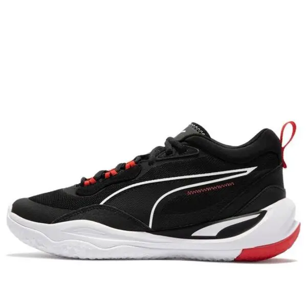PUMA Playmaker Mid Top Sneakers - Black/white