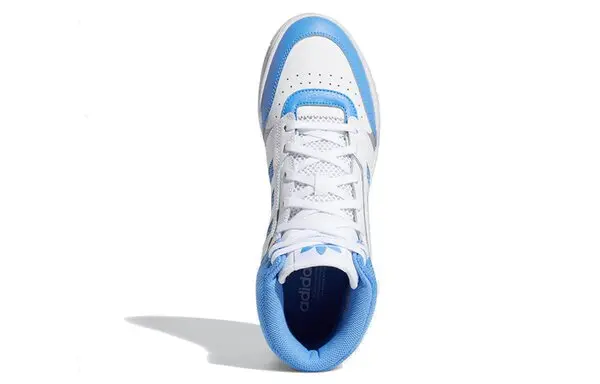 Adidas Originals Drop Step High Top Sneakers - White/blue