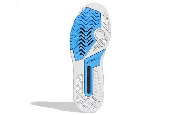 Adidas Originals Drop Step High Top Sneakers - White/blue