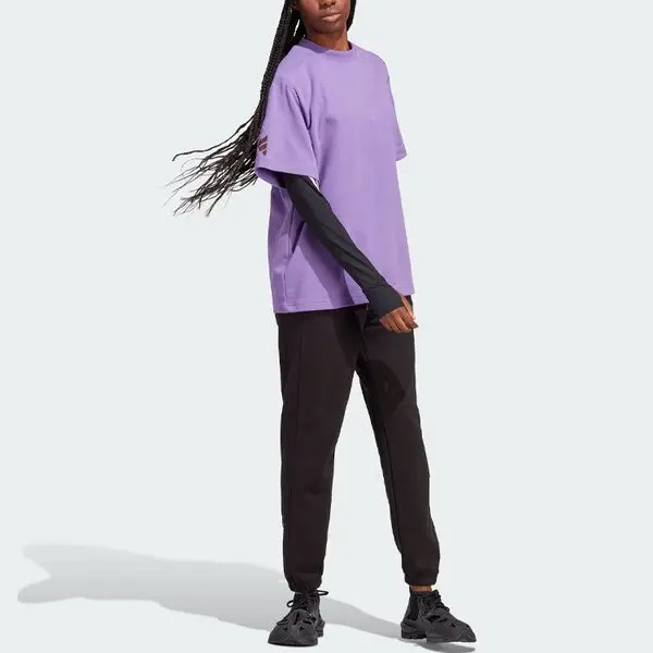 Adidas By Stella Mccartney Logo Tee - Purple