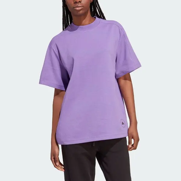 Adidas Stella Mccartney Logo T-shirt - Purple