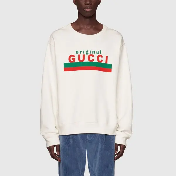 Gucci Original Print Crewneck Sweatshirt