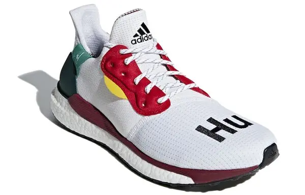 Adidas Pharrell X Solar Hu Glide Sneakers - White