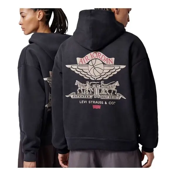 JORDAN X Levi's Full-zip Hoodie - Black