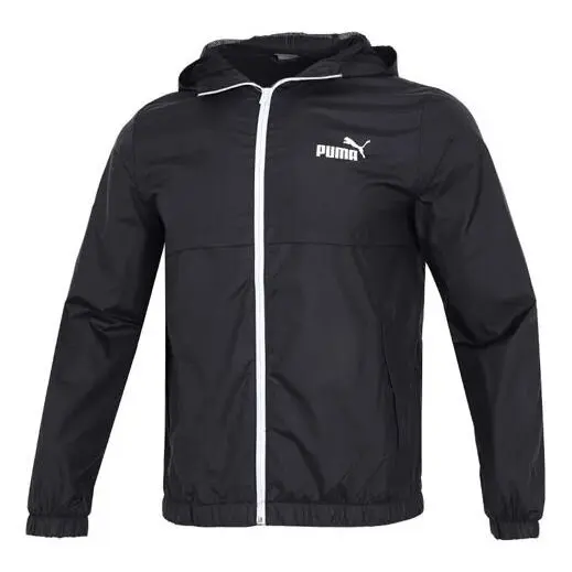 PUMA Ess Solid Logo Windbreaker - Black