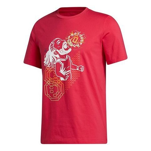 Adidas Rose Social Basketball Short Sleeve - Pink
