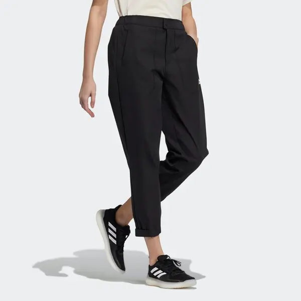 Adidas Elastic Button Waist Sports Pants
