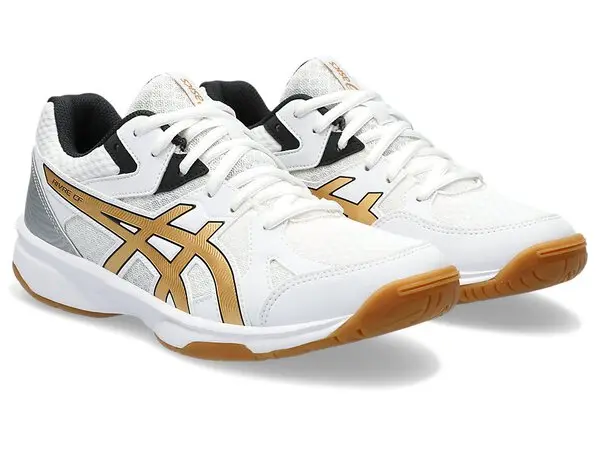Asics River Cs Athletic Sneakers - White/gold/beige