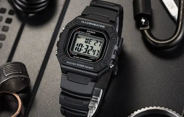 Casio G-shock Waterproof Digital Watch - Black