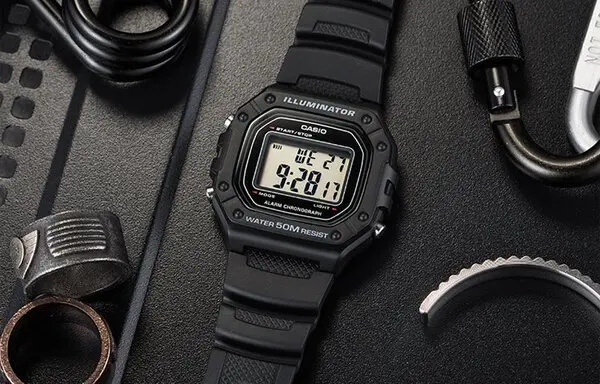 Casio G-shock Waterproof Digital Watch - Black