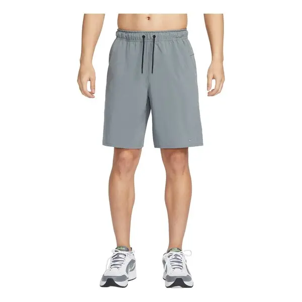 Nike Dri-fit Unlimited Training Shorts - Silver