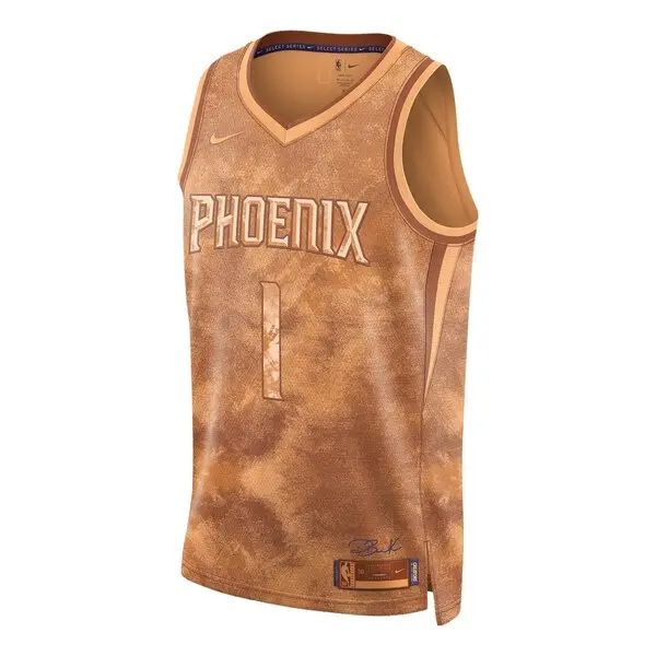 Nike X Nba Devin Booker Phoenix Suns Swingman Jersey - Brown