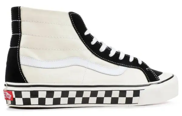 VANS Sk8-hi 138 Decon Sf 'checkers - White/black