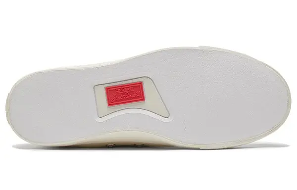 CONVERSE Jack Purcell High Top Sneakers - Creamwhite/red