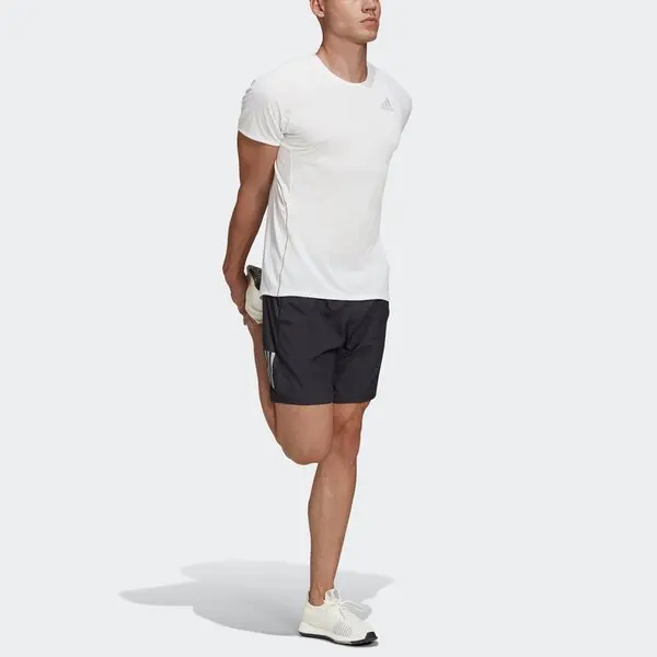 Adidas Adi Runner Tee Reflective Short Sleeve Performance Top