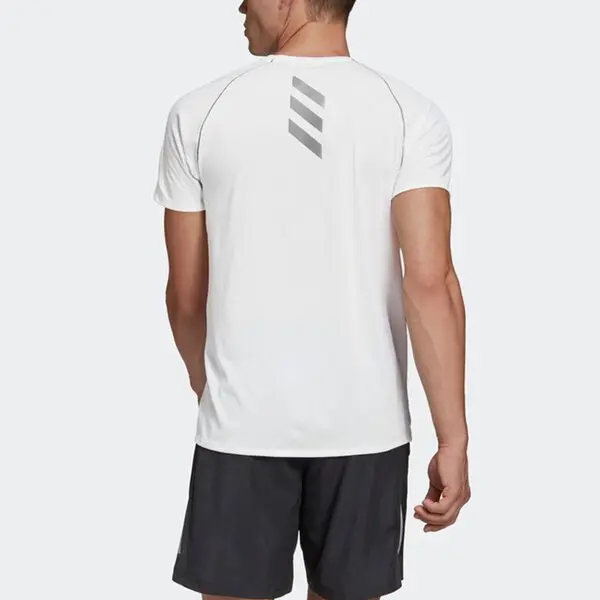 Adidas Adi Runner Tee Reflective Short Sleeve Performance Top