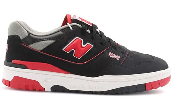 NEW BALANCE 550 'black Red' Sneakers - Red/black