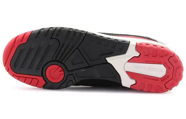 NEW BALANCE 550 'black Red' Sneakers - Red/black