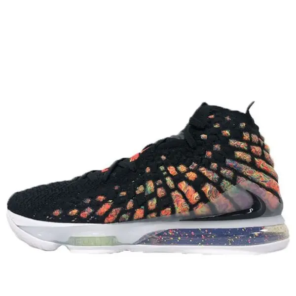Nike Lebron 17 Ep "james Gang" High Top Sneakers - Black/multi