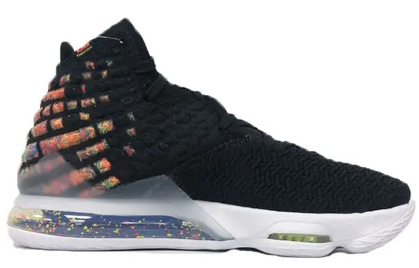 Nike Lebron 17 Ep "james Gang" High Top Sneakers - Black/multi