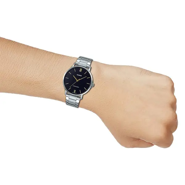 Casio Stainless Steel Water Resistant Quartz Analog Watch