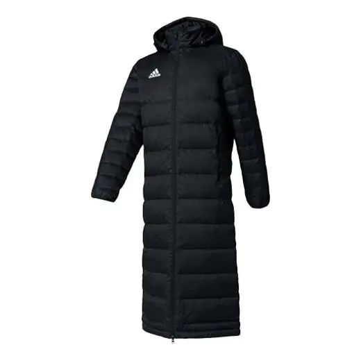 Adidas Padded Down Jacket With Hood - Black