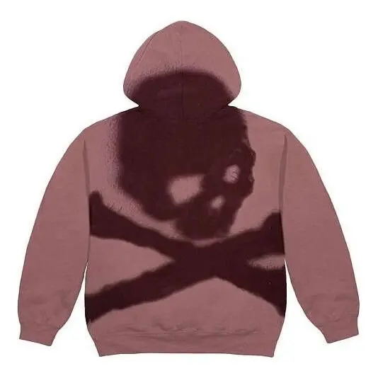 TRAVIS SCOTT Cactus Jack For Mastermind Skull Zip Up Hoodie - Washed Red