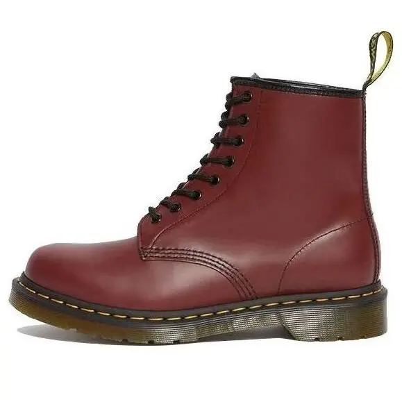 Dr. Martens 1460 Smooth Leather Boots - Red