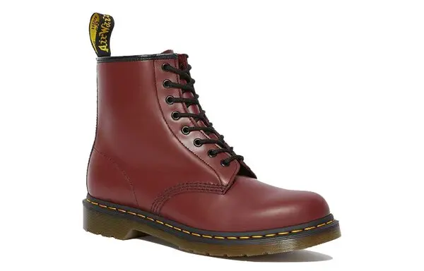 Dr. Martens 1460 Smooth Leather Boots - Red