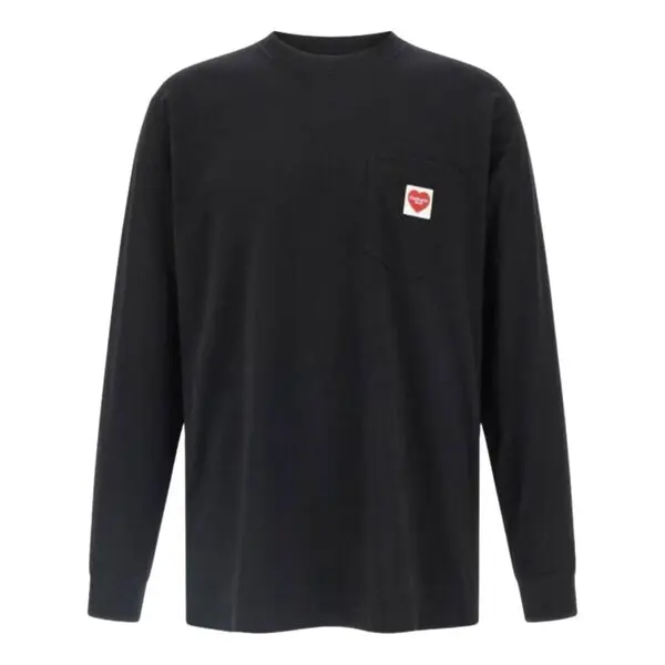 Carhartt Work In Progress Pocket Heart Long Sleeve T-shirt - Black