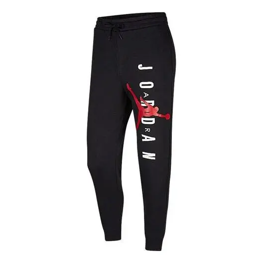 JORDAN Basketball Lacing Sports Long Pants - Black