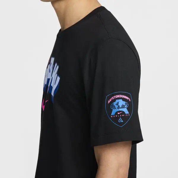 Nike Giannis Basketball T-shirt Asia Sizing - Black