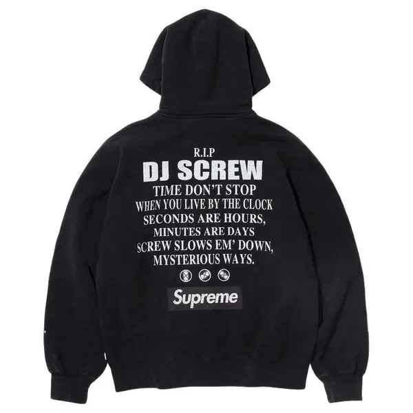 Supreme X Dj Screw Ss26 Zip Up Hooded Sweatshirt