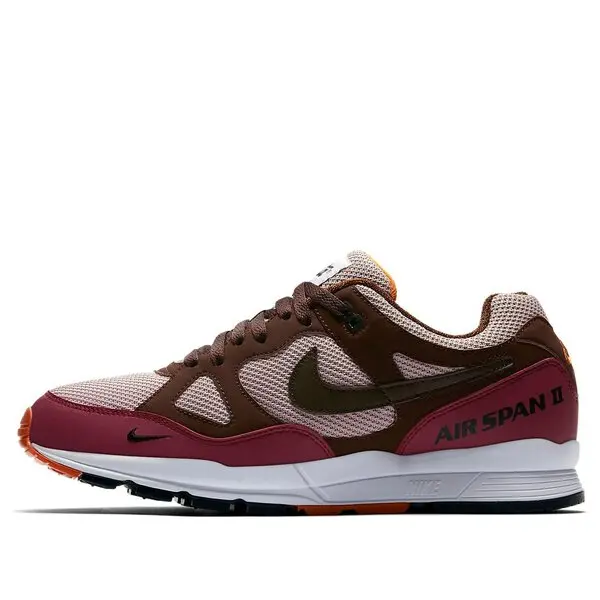 Nike Patta X Air Span 2 Qs "noble Red - Brown