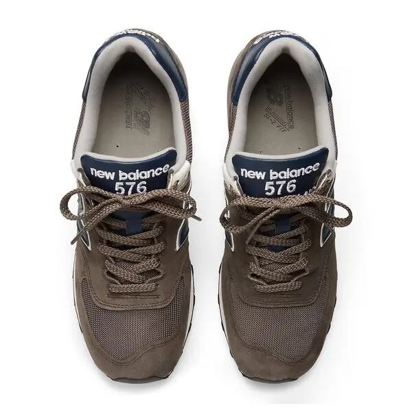 NEW BALANCE 576 Nbr Made In Uk Sneakers - Brown/blue