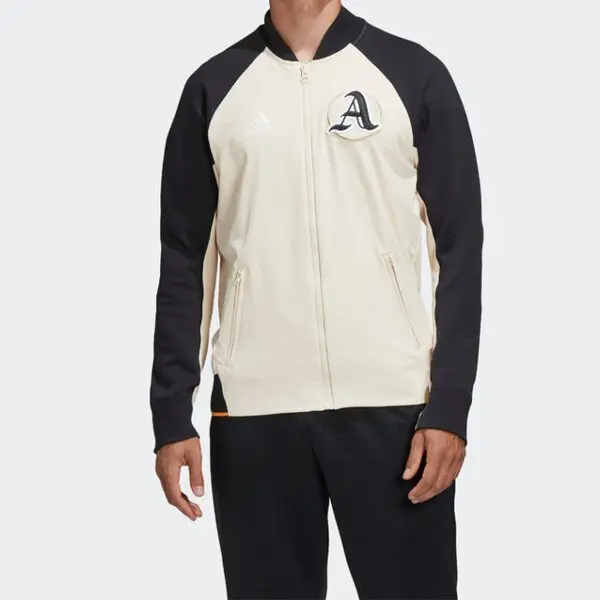 Adidas Bomber Jacket With "a" Emblem