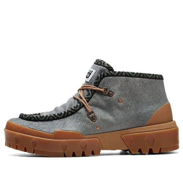 Onitsuka Tiger Hmr Peak Fur Boot - Steeple Grey/chestnut