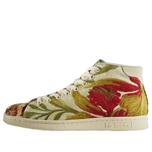 Adidas Pharrell X Stan Smith Jacquard 2.0 High Top Sneakers - White/white