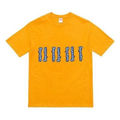 Supreme Ss18 Gonz Logo Tee Mustard Logo Tee - Yellow