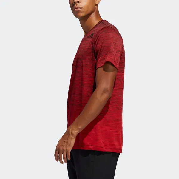 Adidas Gradient Tee Casual Sports Breathable Round Neck Short Sleeve Red - Wine Red